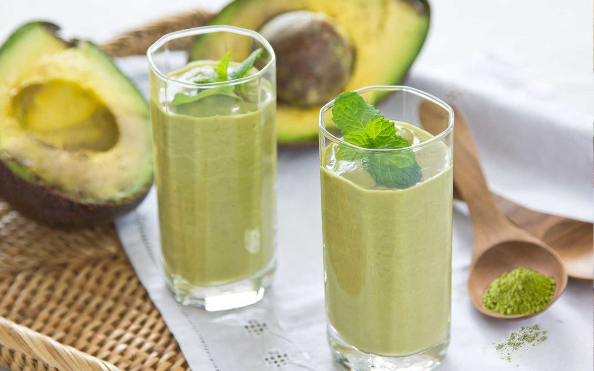 Avocado and Matcha Green Tea Smoothie Recipe - Nutracelle