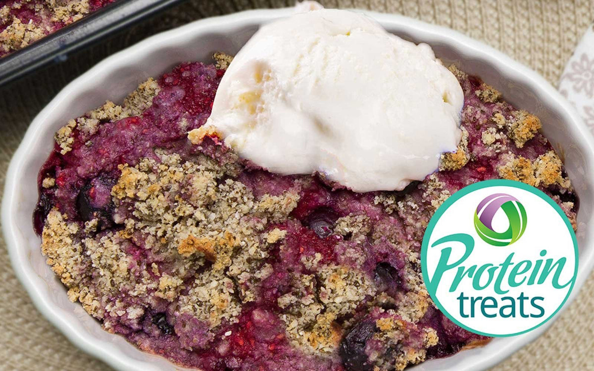 Easy Low Carb Berry Crisp Protein Recipe - Nutracelle