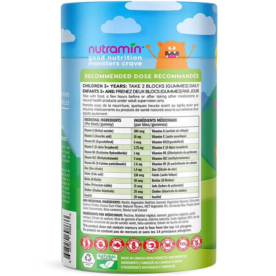 Nutramin Kids Multivitamin Gummies 🇨🇦 - Nutracelle